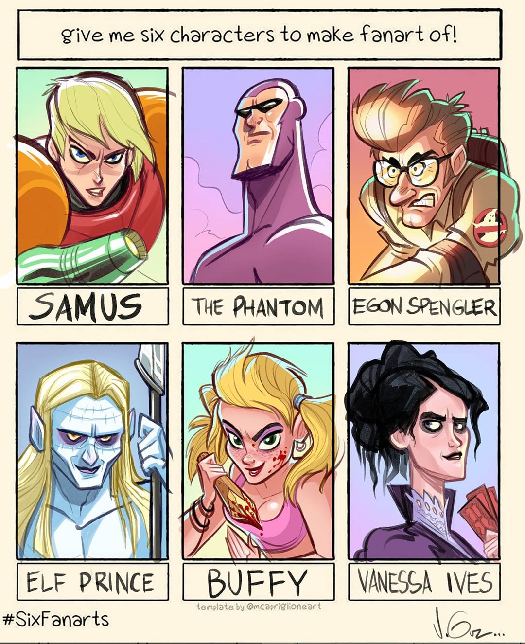 #SixFanarts Challenge