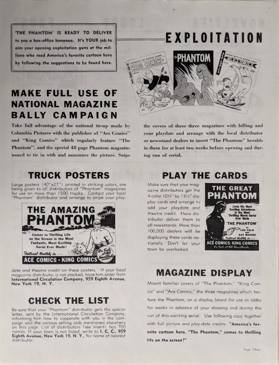 Phantom Serial Celebrates 80th Anniversary