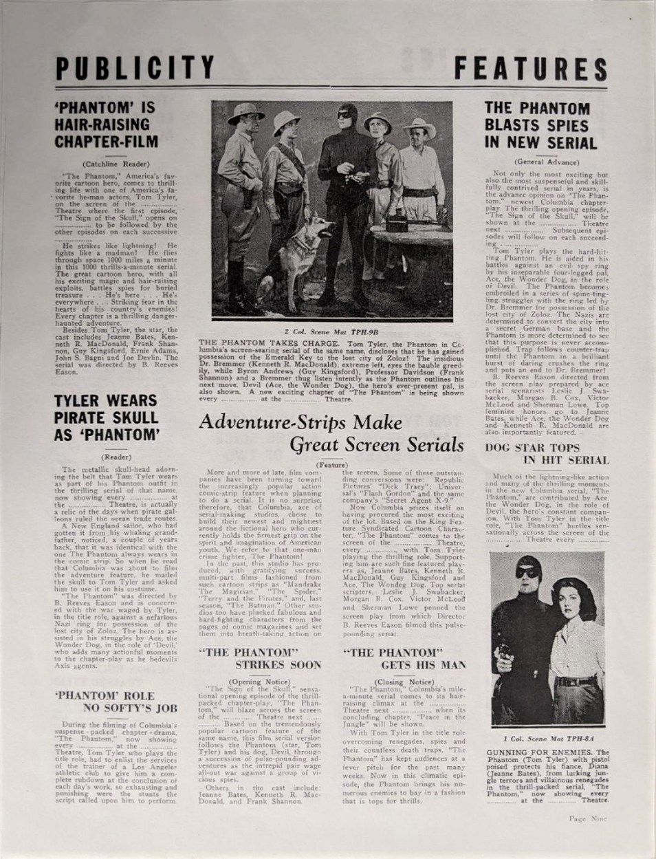 Phantom Serial Celebrates 80th Anniversary