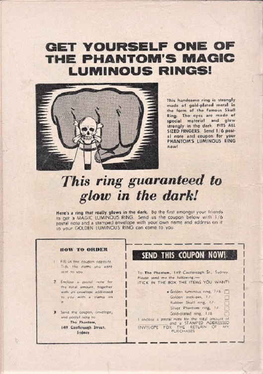 Phantom Rubber Stamp Ring