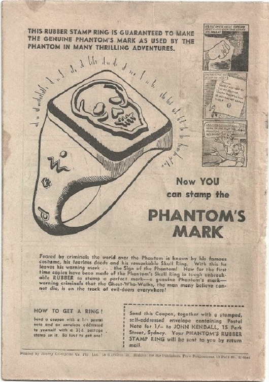 Phantom Rubber Stamp Ring