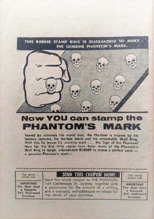 Phantom Rubber Stamp Ring