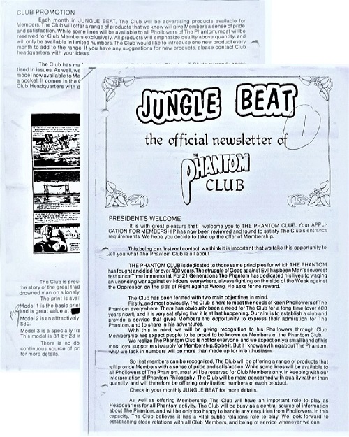 Fan Club Poster – The Phantom