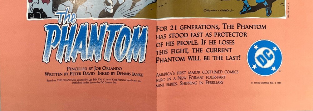 DC Phantom Promotional Poster