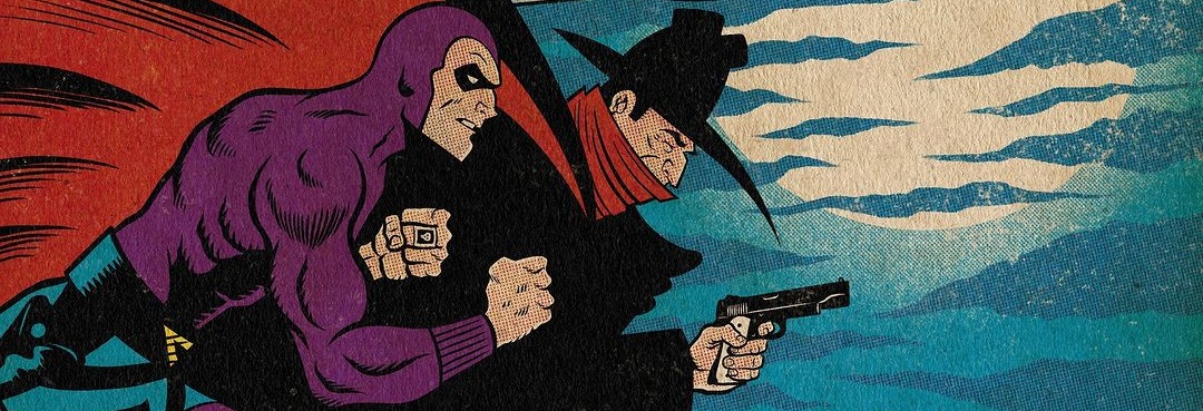 Pulp Heroes Print By Howie Noel