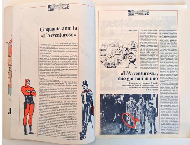 L’Avventuroso 50th Anniversary Comic Convention Display Poster