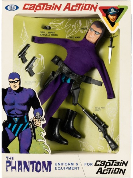 Captain Action Figure Featuring The Phantom Costume At Auction – The Phantom