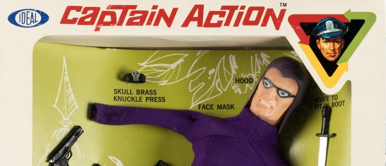 Captain Action Figure Featuring The Phantom Costume At Auction – The Phantom