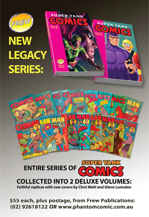 New Legacy Series Volumes By Frew Publications – Super Yank Comics